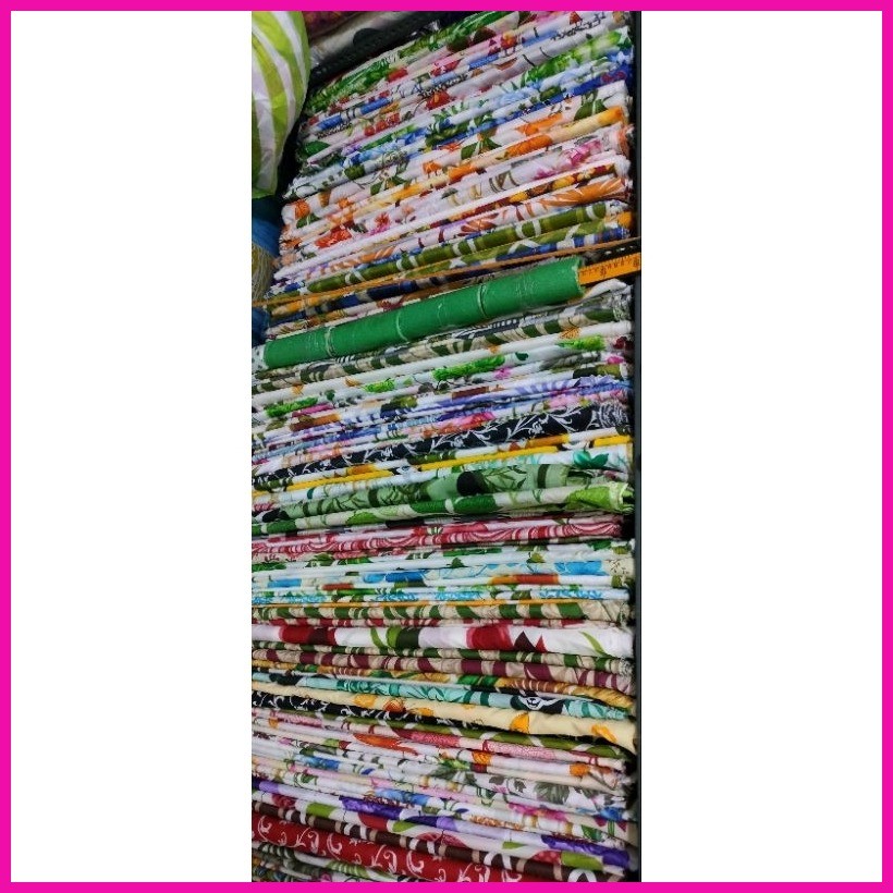 RETASO GEENA PRINTED FABRIC per kilo random disign assorted 60 width ...