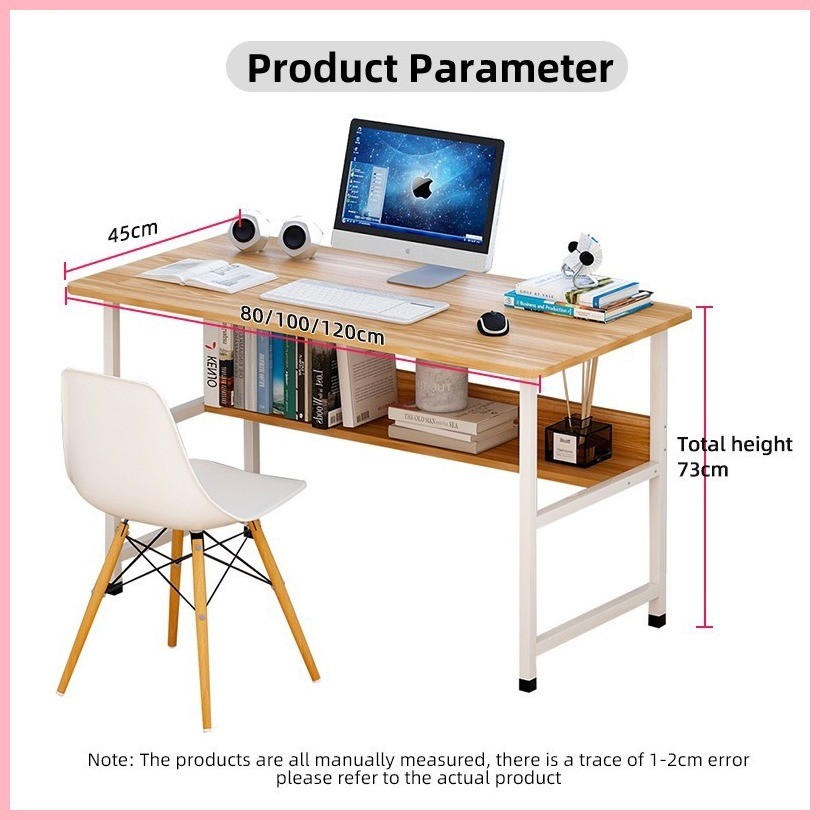 Modern Study Table Computer Table Simplicity Office Desk With Storage ...