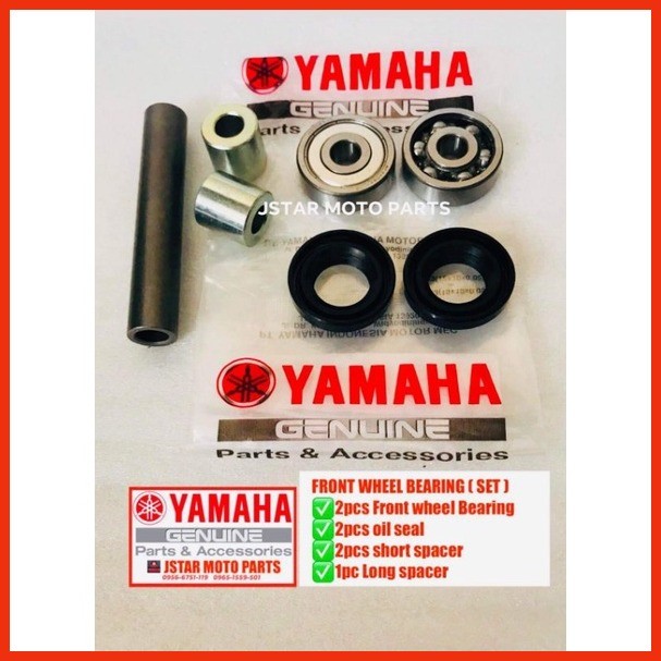FRONT WHEEL BEARING SET AEROX V1 V2 / Nmax V1 V2 ORIGINAL MIO I 125 YAMAHA GENUINE | Shopee ...