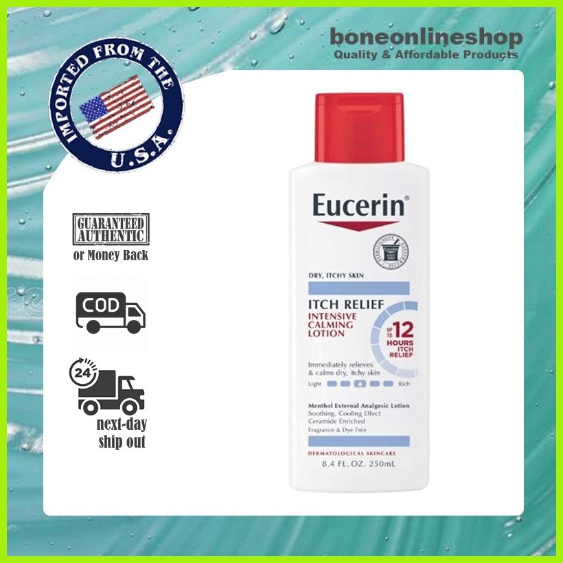 Eucerin Skin Calming Intensive Itch Relief Lotion, Body Lotion for Dry ...