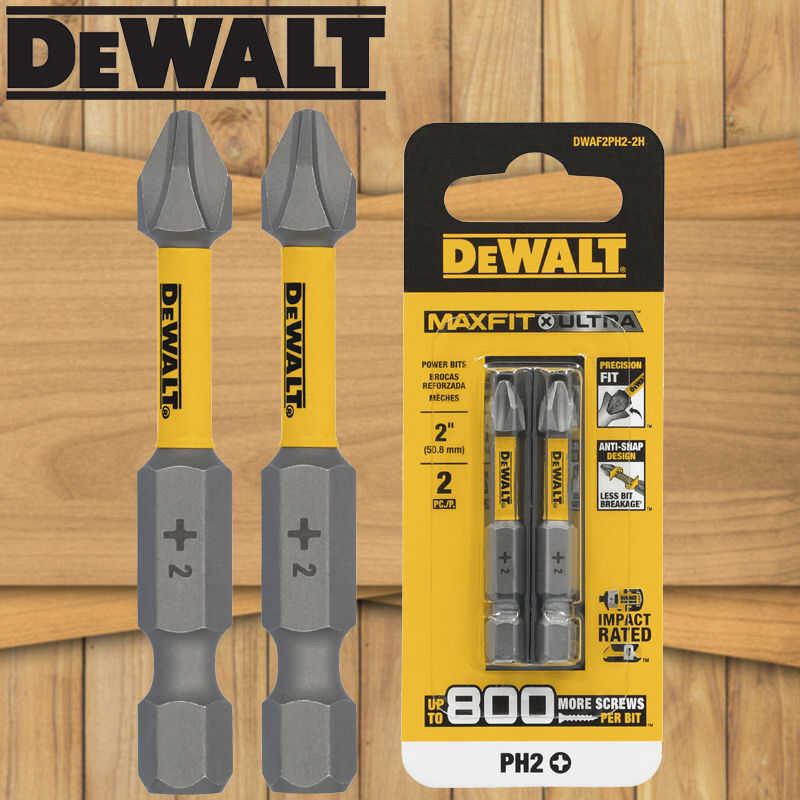 DEWALT Dwaf2ph2-2H Impact Ph2 50Mm Drill Bits 2Pc MAXFIT X ULTRA Up To ...