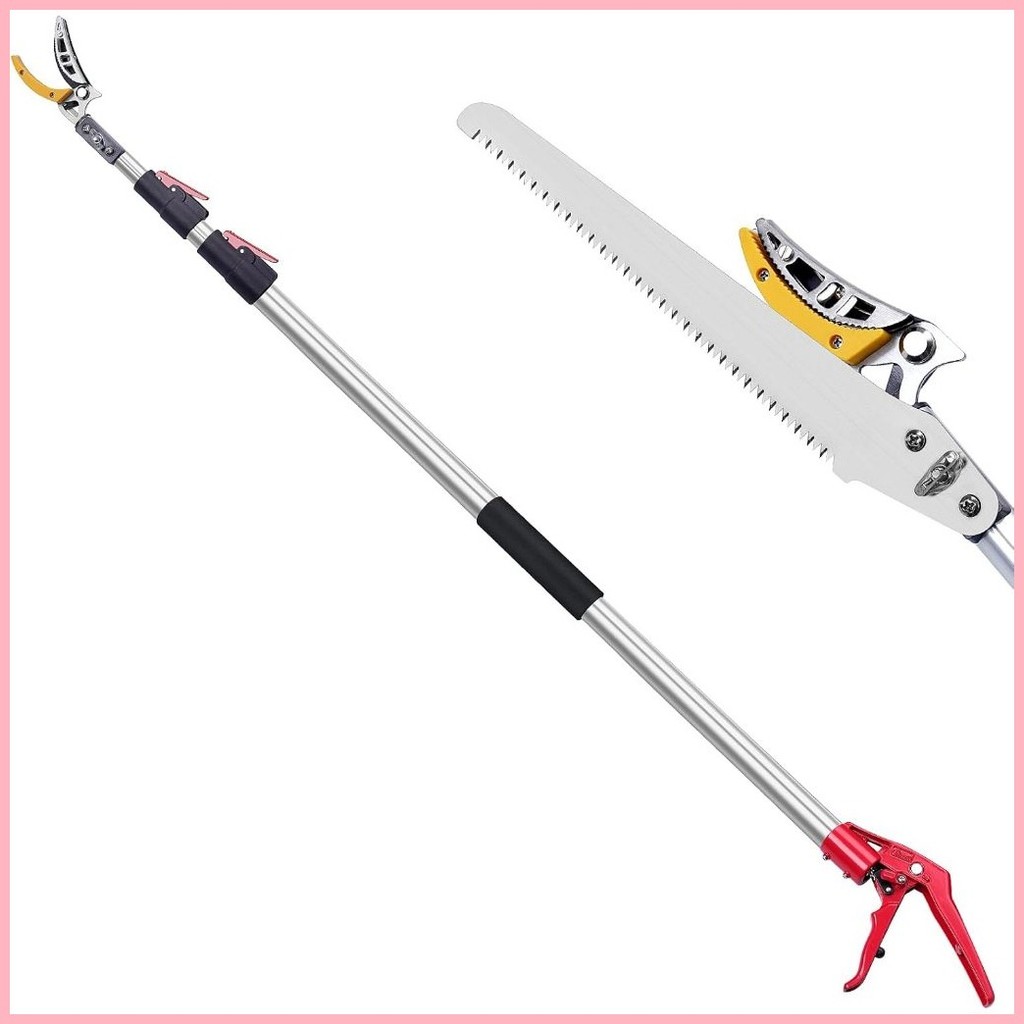 140220cm Extendable Tree Pruner with Saw | Long Reach Fruit Picker ...
