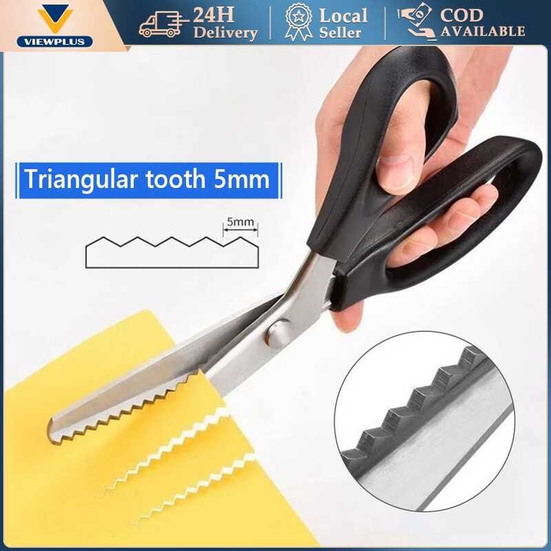 5Mm Stainless Steel Zigzag Triangle Teeth Lace Cloth Zig Zag Cut Tailor ...