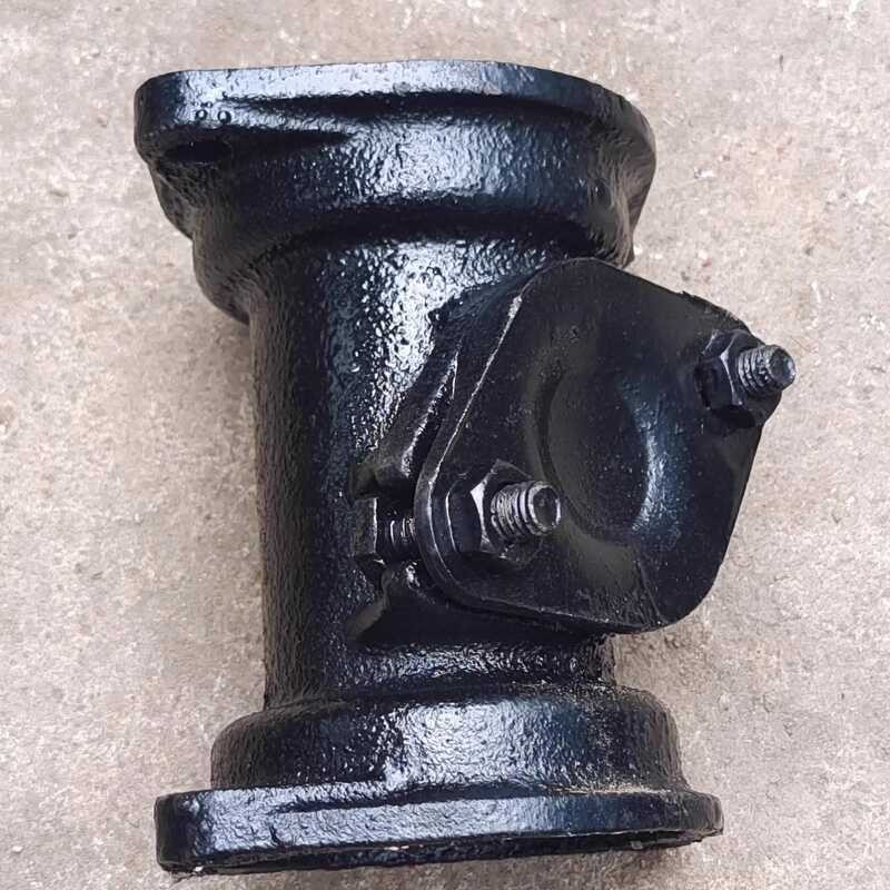 3 Flexible Cast Iron Drain Pipe B-Type Link Inspection Port Check Valve ...