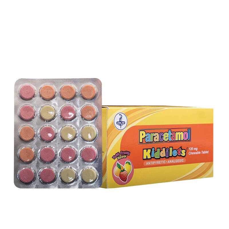 United Home Kiddilets Chewable Paracetamol 20 Tabs/Blister (Reduce ...
