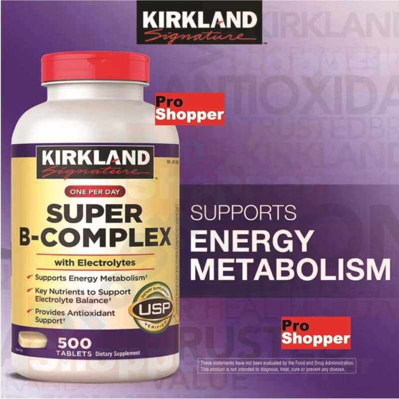 Kirkland Signature Super B-Complex ( B COMPLEX ) Neurobion Alternative ...