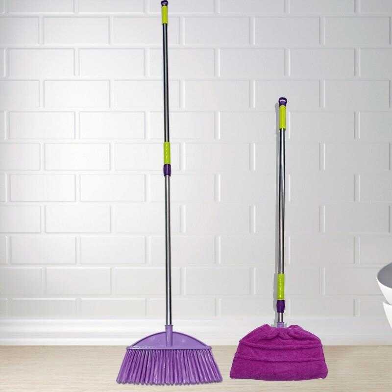 Extendable Broom with Cloth Cover for Cleaning Roofs, Ceilings, and ...