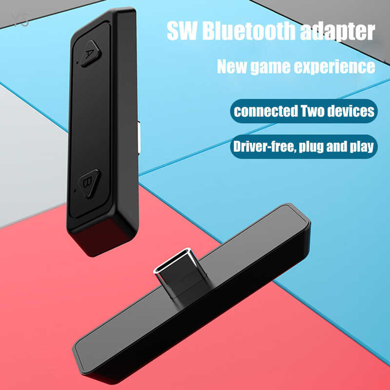 Switch Nintendo GOOJODOQ For Bluetooth Adapter Dongle Transmitter USB C ...