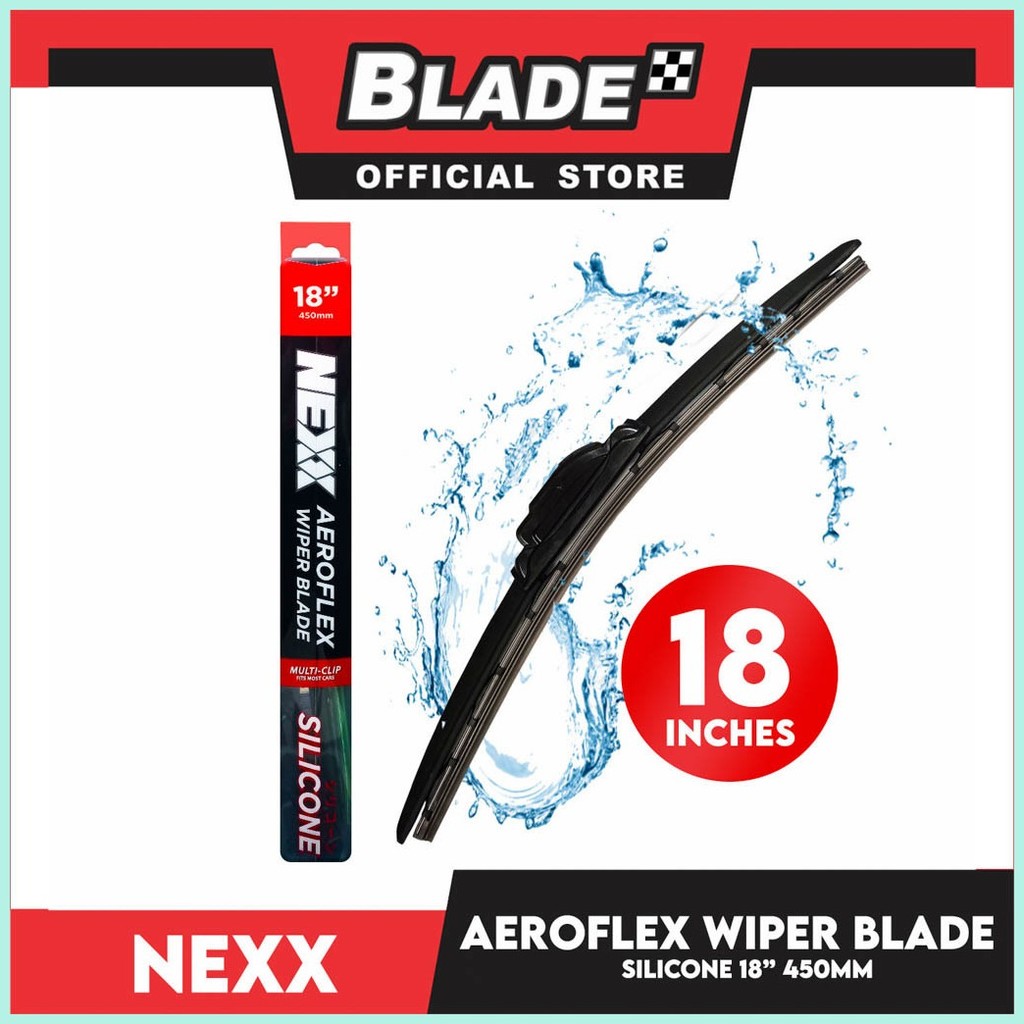 Nexx Aeroflex Wiper Blade Silicone Multi-Clip Wiper 18'' 450mm | Shopee ...