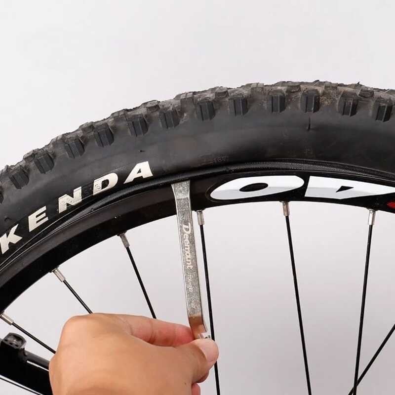 1Pc Bicycle Lever Stainless Steel MTB Road Bike Tire Removal Tool Wheel Repair Kit Crowbar Tyre ...