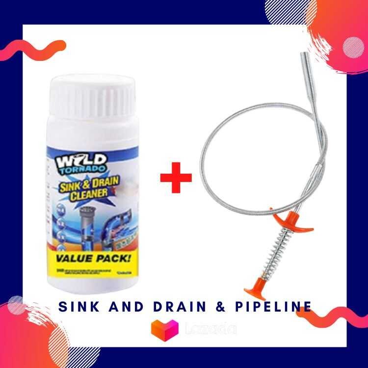 WILD TORNADO POWERFUL SINK & DRAIN CLEANER HIGH EFFICIENCY UNCLOG ...