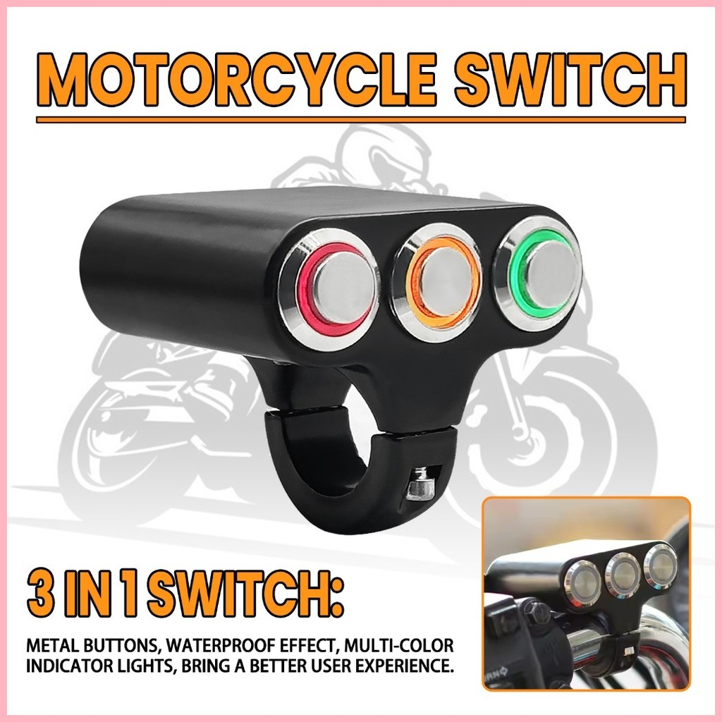 3 in 1 HALO SWITCH CLAMP TYPE (2 ON/OFF SWITCH | 1 Passing Switch ...