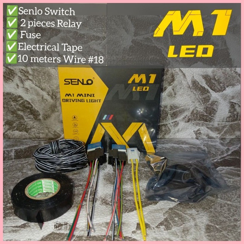SENLO M1 30 WATTS MINI DRIVING LIGHT WITH PIAA HORN | Shopee Philippines