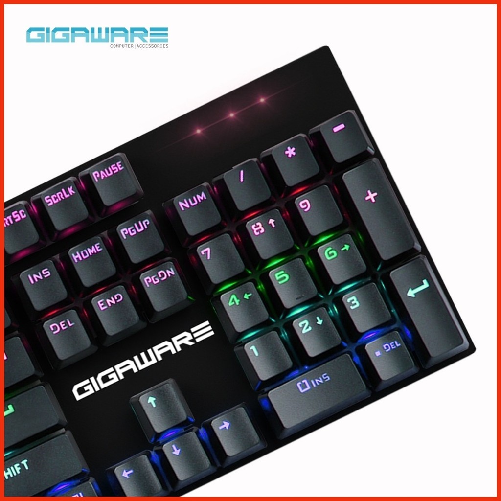 Gigaware KG1 Mnemonix TKL 87 104 Keys Hot-Swappable RGB Backlight ...