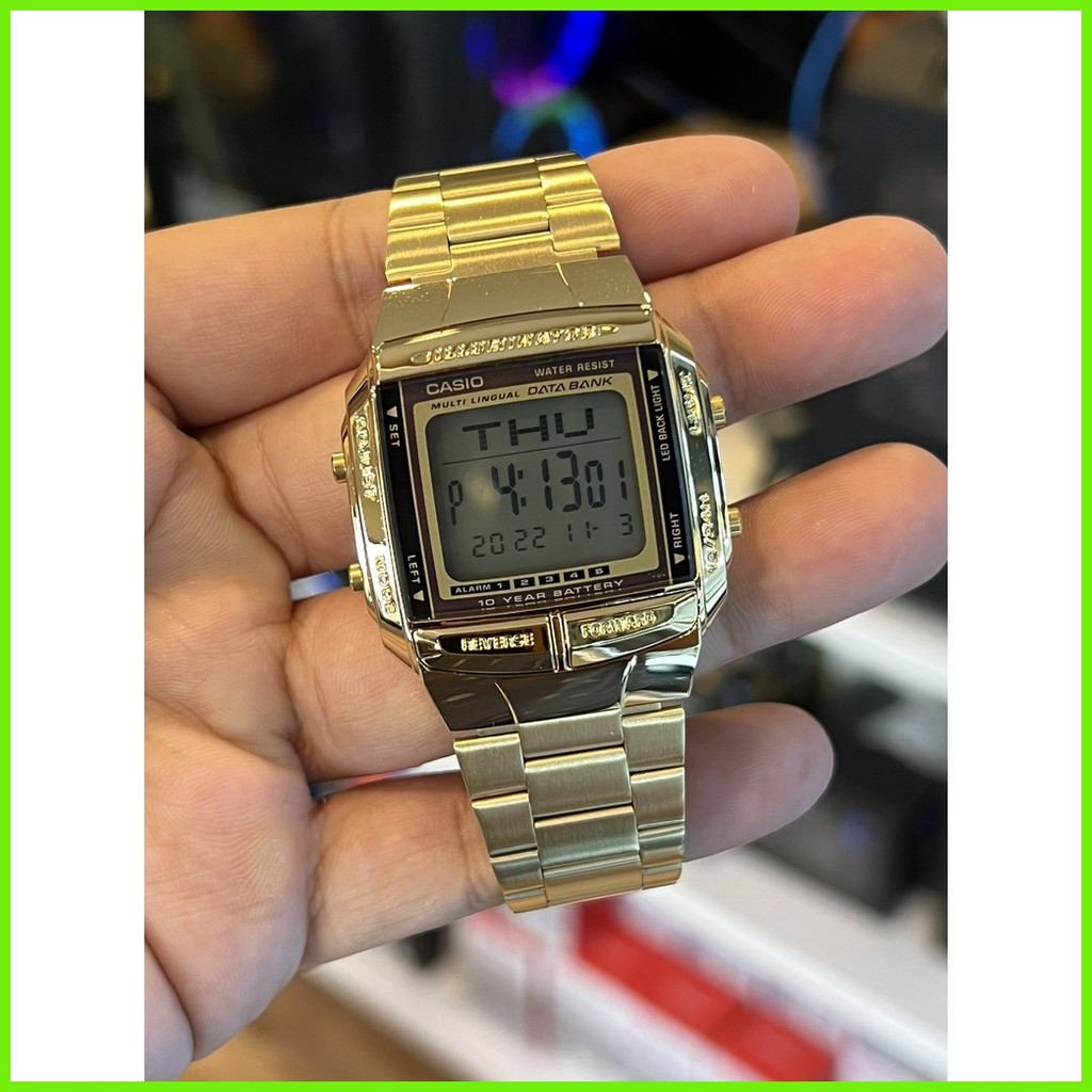 ORIGINAL CASIO Digital Illuminator Data Bank Unisex Watch DB-360G-9A ...