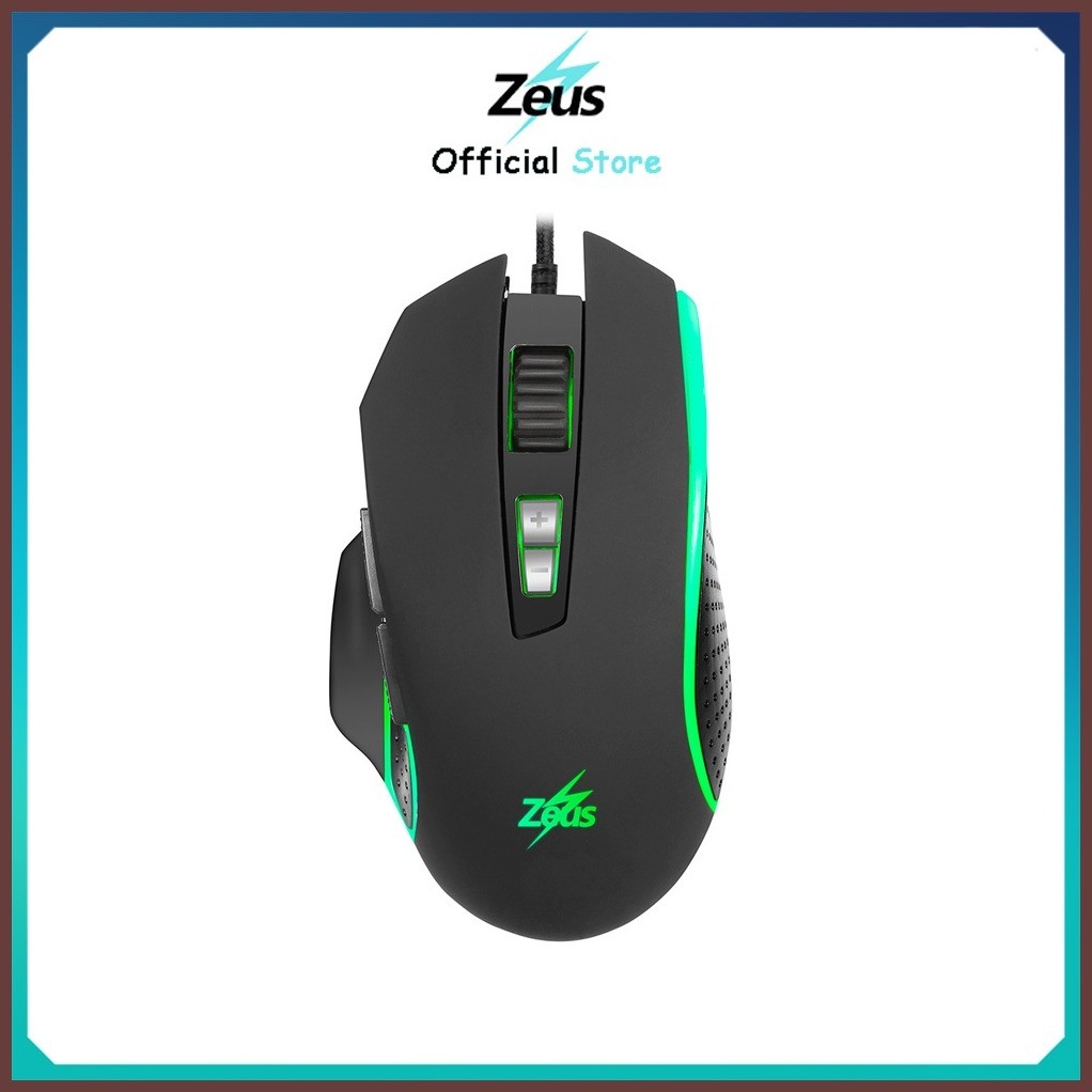 ∵ Zeus® M550 ( Black Mamba ) Wired Gaming Mouse With Breathing ...
