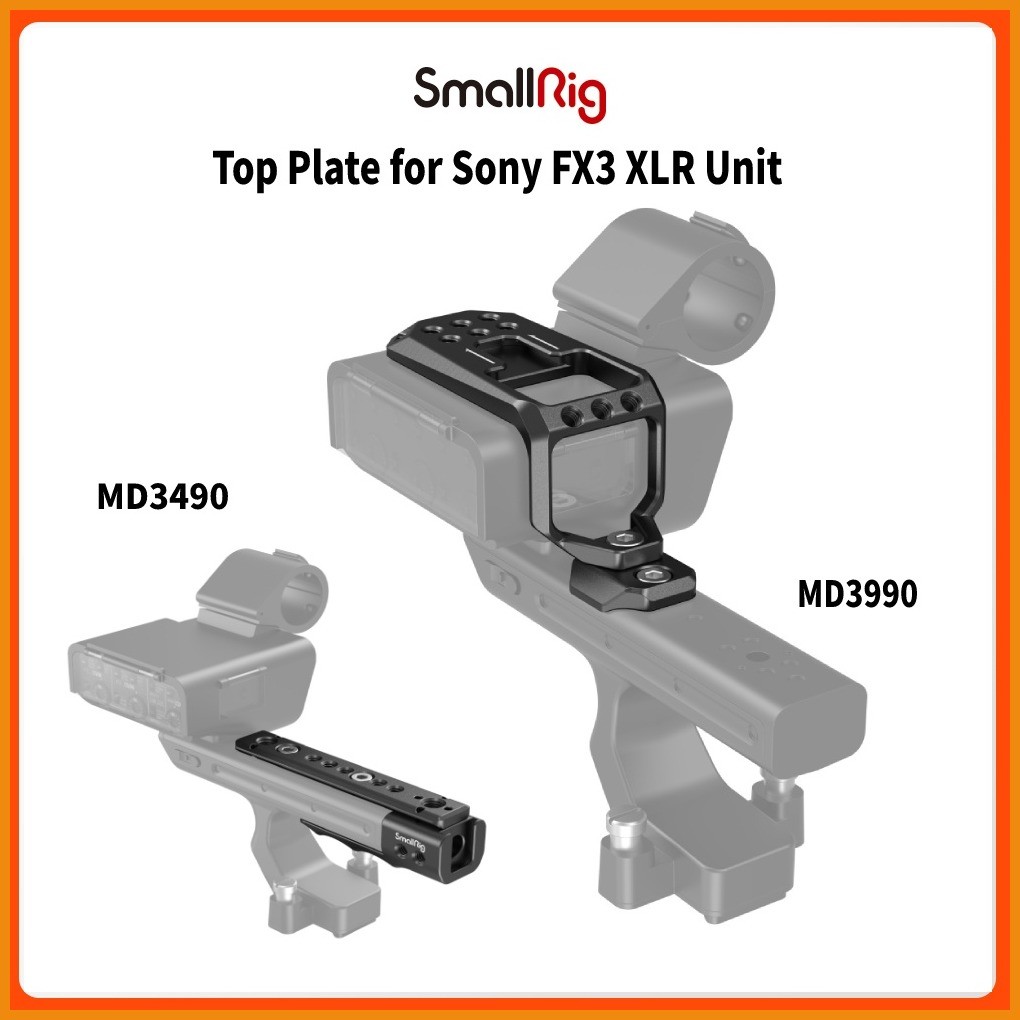 SmallRig FX3 / FX30 XLR Handle Top Plate for Sony FX3 / FX30 XLR Unit ...
