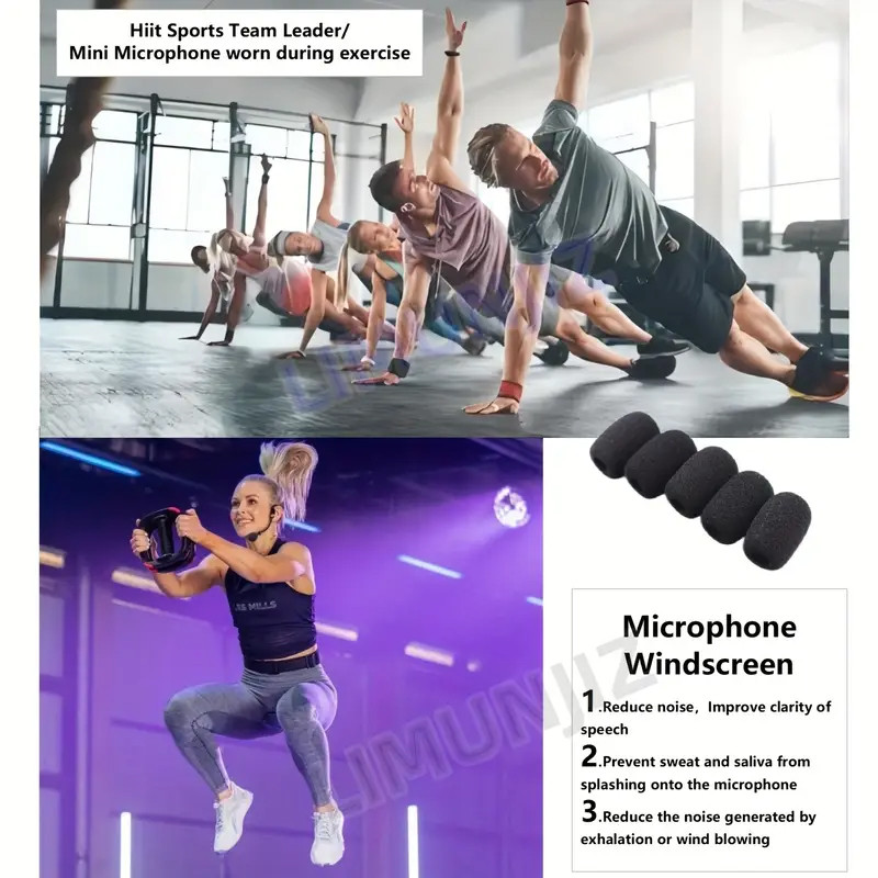 10-30PCS Microphone Windscreen Sponge Cover Headset Mic Foam Cover ...