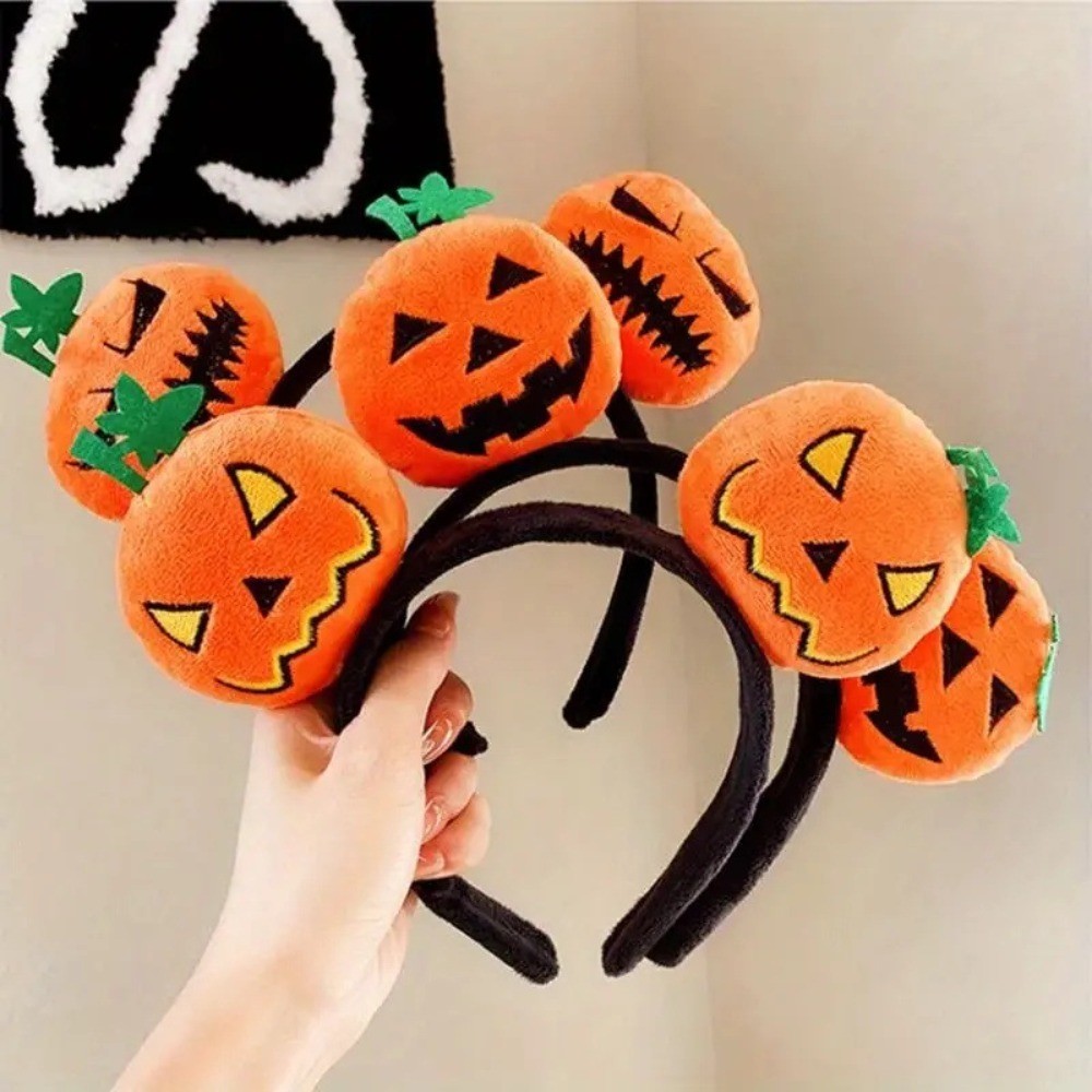 Halloween New Funny Pumpkin Headband Festive Party Atmosphere Hair ...