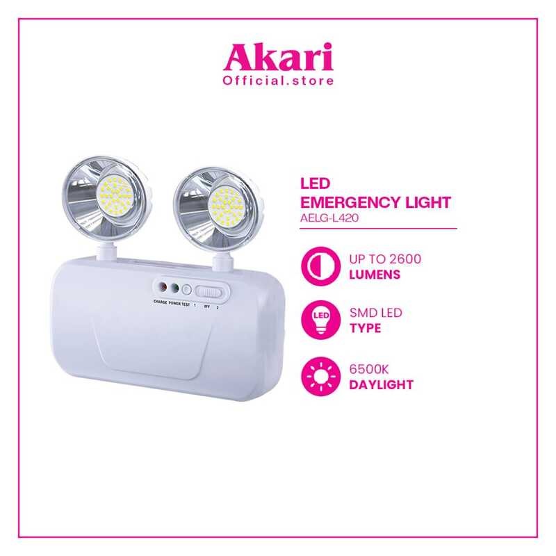 Akari LED Emergency Light (Aelg-L420) Dfa | Shopee Philippines