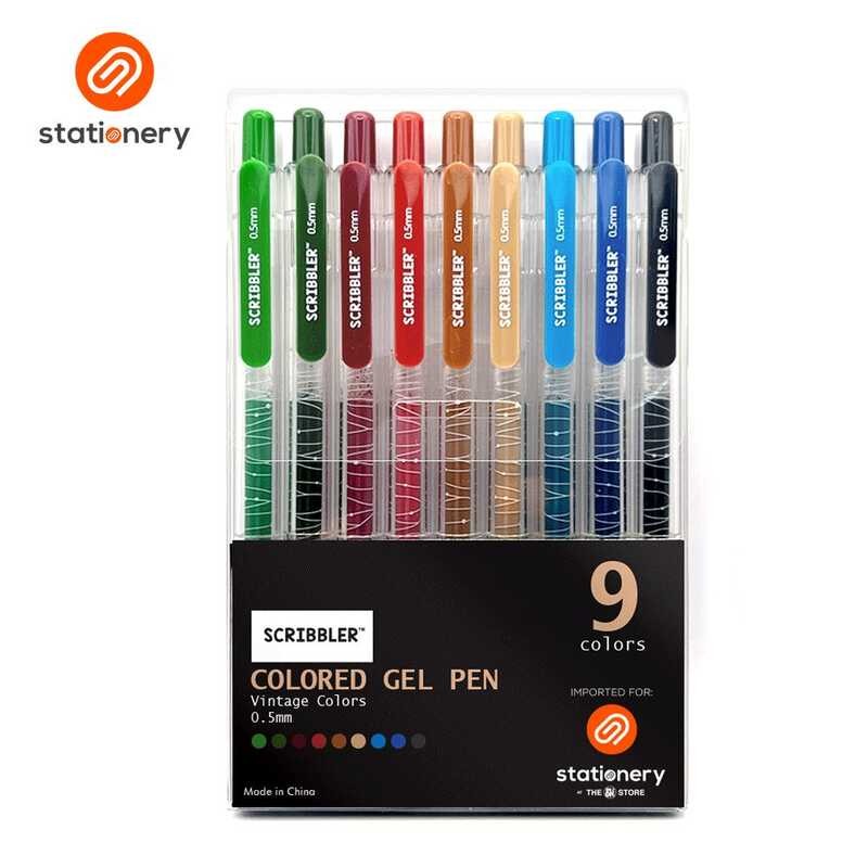 Scribbler Gel Pens 9 Colors 5A9 | Shopee Philippines