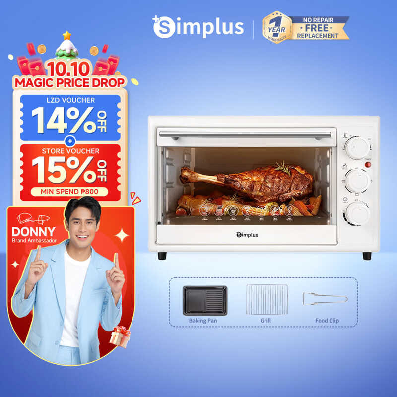 Simplus 12L/30L Electric Multifunctional Kitchen Household Oven Baking ...