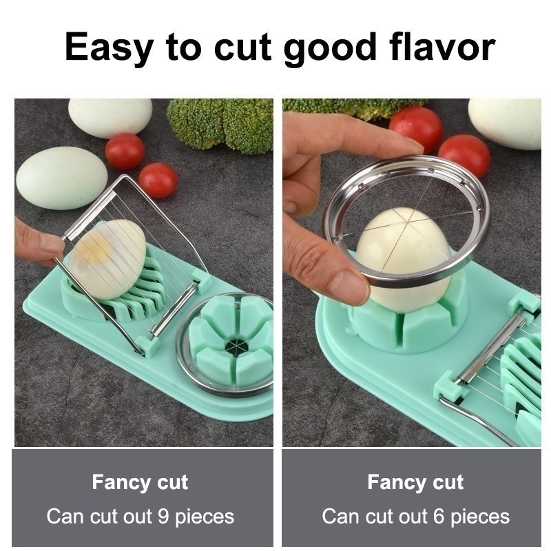 Multi-functional Egg Cutter Stainless Steel Egg Slicers Wire Egg ...