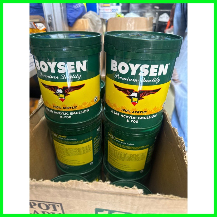 Emulsion Clear acrylic emulsion boysen 1 liter | Shopee Philippines