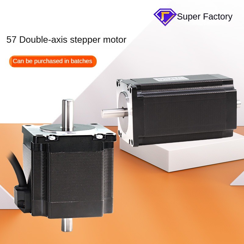 57 Dual Outlet Shaft Stepper Motor Set 2.3/3.6 N High Torque Two-Phase ...