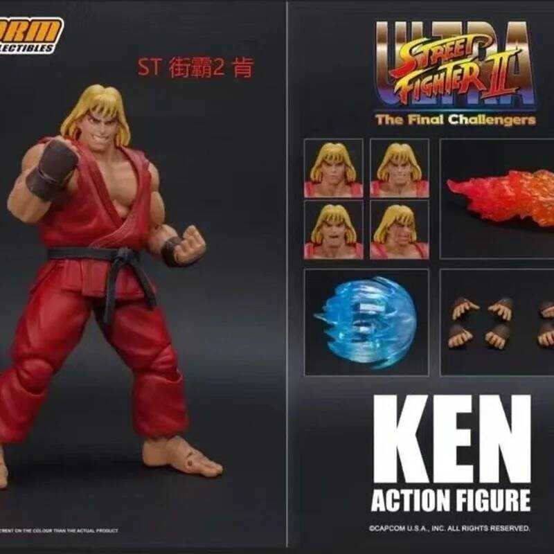 Xj Storm Violent Ken Ultra Street Fighter II Action Figure 1/12 Soldier ...