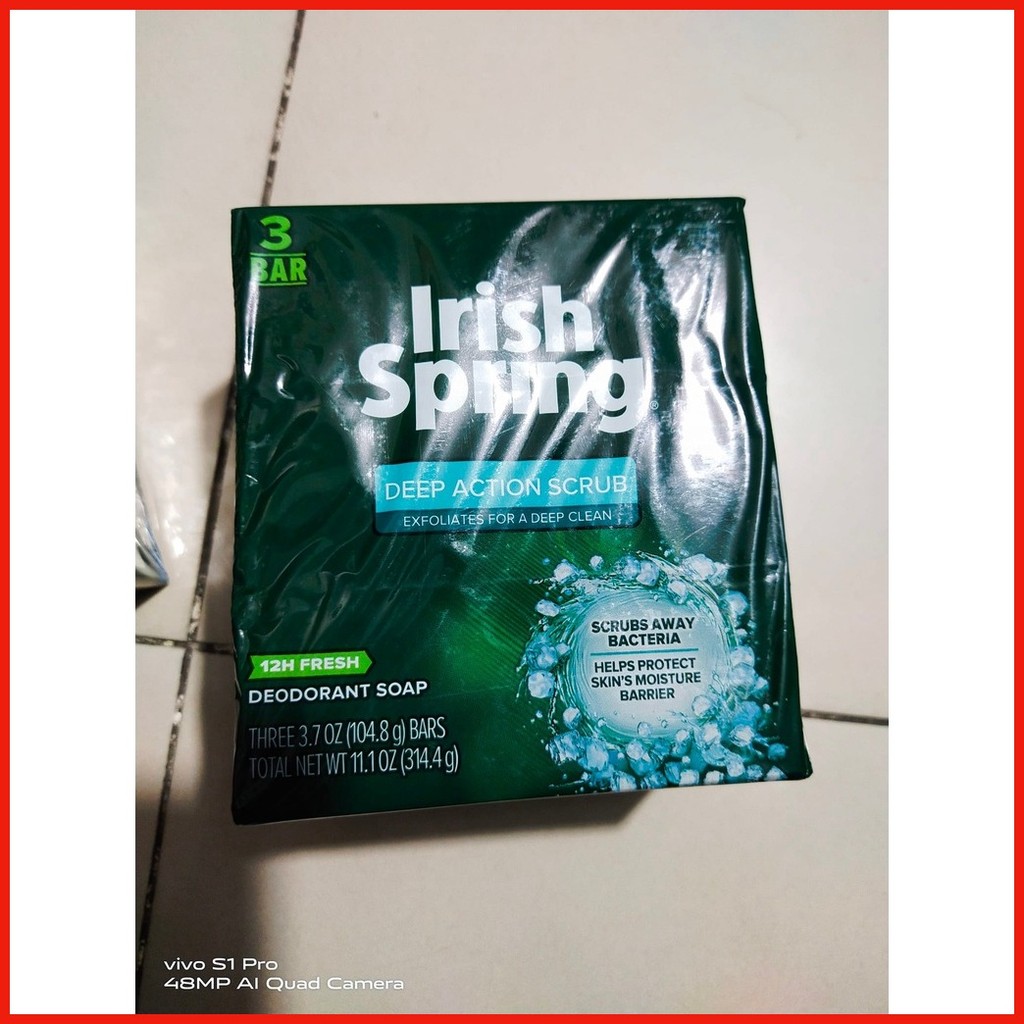 Irish Spring Bar Soap by 3s (Original, Moisture Blast, Deep Action ...