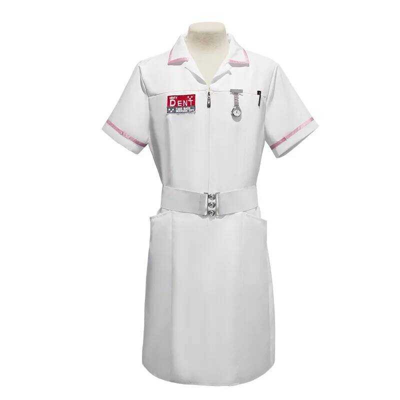Scary Horror Movie Arkham Dark Knight Clown Joker Nurse Uniform Dress ...