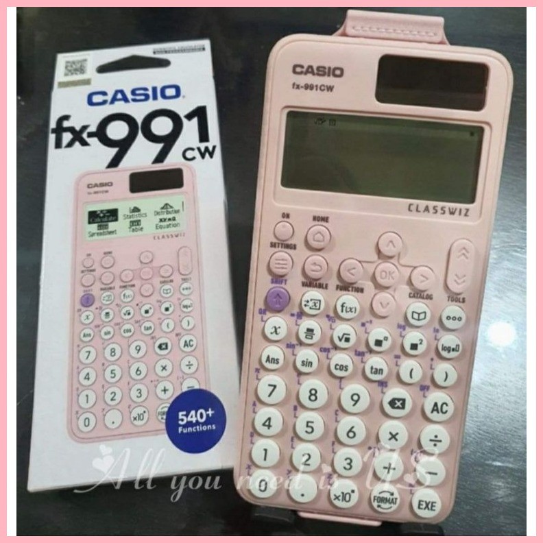 CASIO FX 991CW FX-991CW FX 991 CW CLASSWIZ BLACK /PINK SCIENTIFIC ...