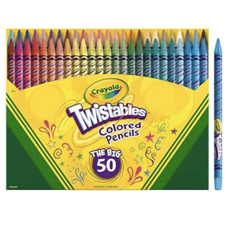 Crayola Twistables Colored Pencil Set (50Ct) | Shopee Philippines