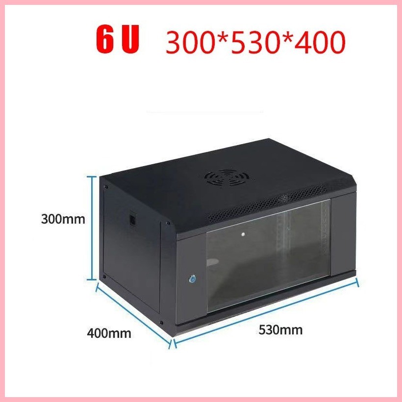 4U / 6U / 9U /12U Data Cabinet Network Cabinet Wall mounted Monitoring Weak box Computer Cabinet ...