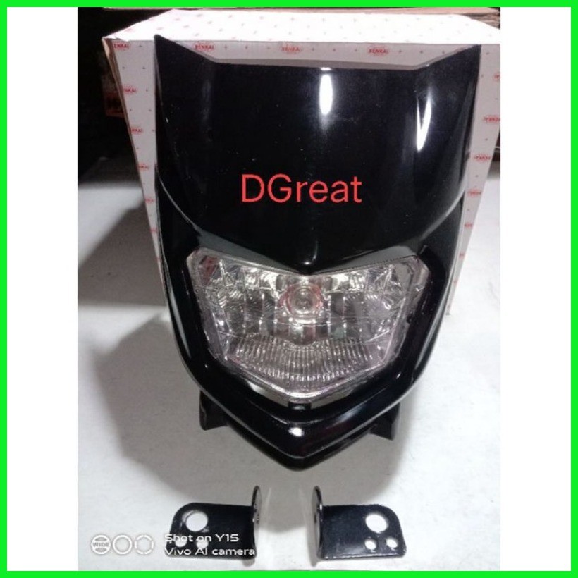 honda bravo 100 headlight assembly black | Shopee Philippines