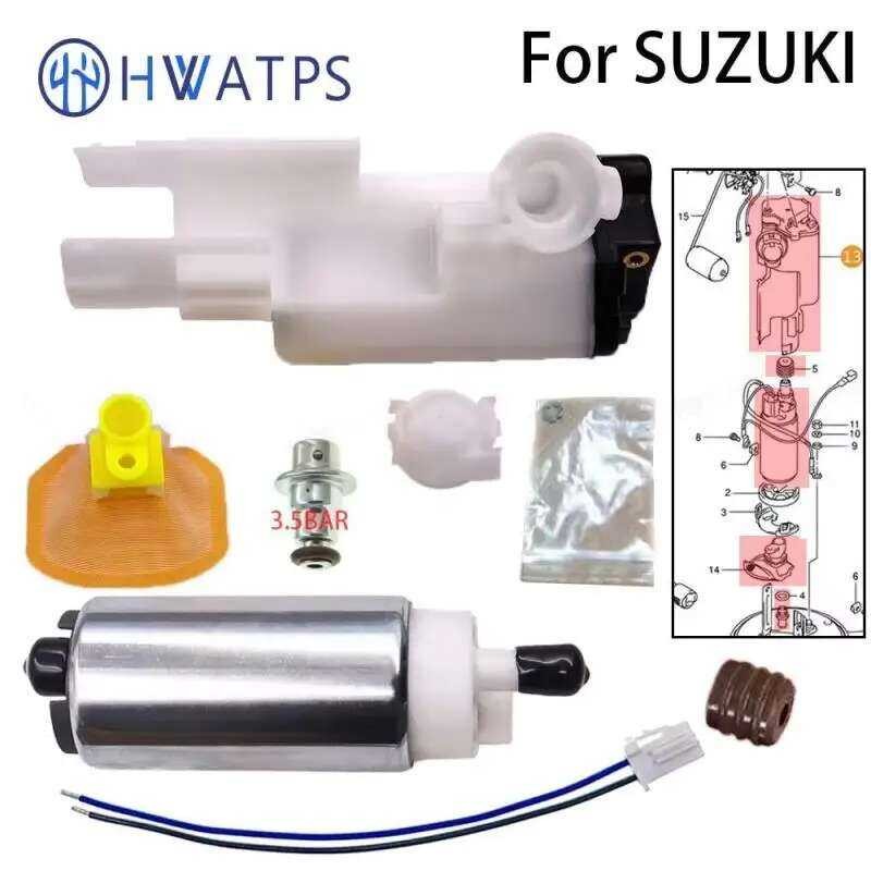1Set Pump Mr968070 Fuel Filter 15410-41G00 Strainer Regulator Plug ...