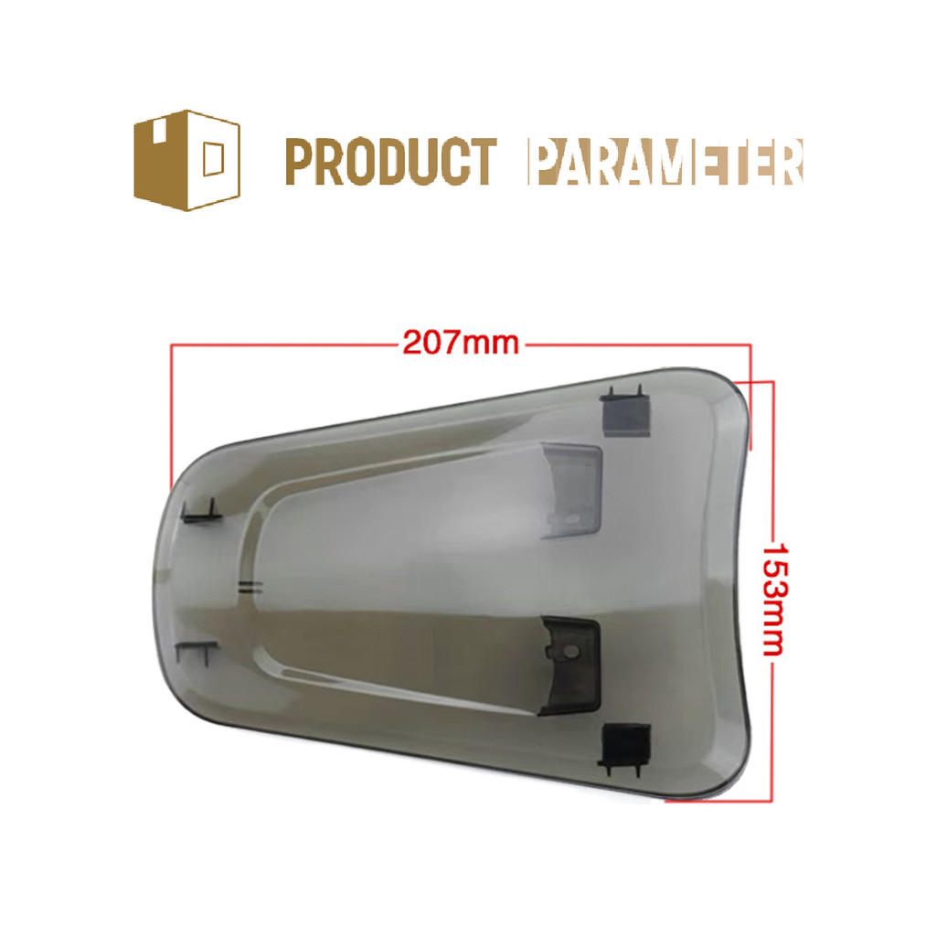Transparent Abs Plastic Gas Tank Cover Aerox V2 Compatible Easy Setup ...