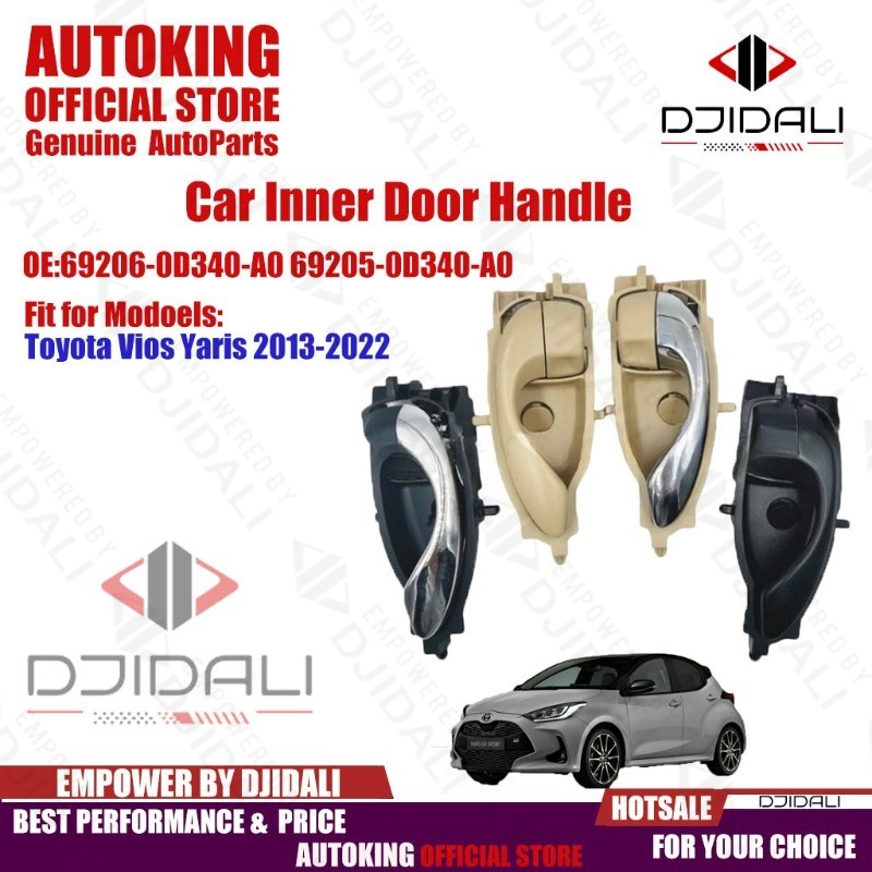Inner Door Handle For Toyota Vios Yaris 2013-2022 Interior Door Pull ...
