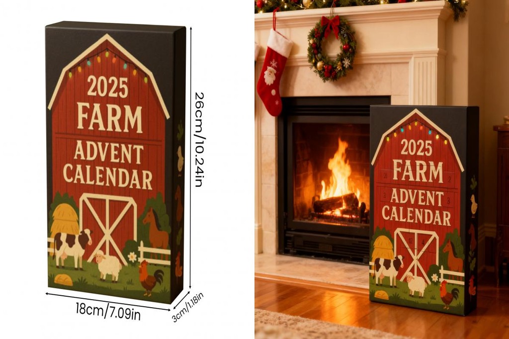 Aislerbee Farm Advent Calendar Fun Farm Advent Calendar Farm Animal ...