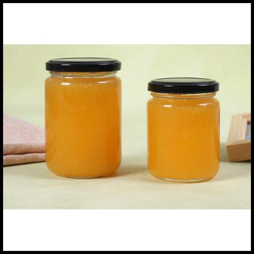 12 pcs Glass jars with lid Saver Bundle (50 ml, 150 ml, 195 ml and 240 ...