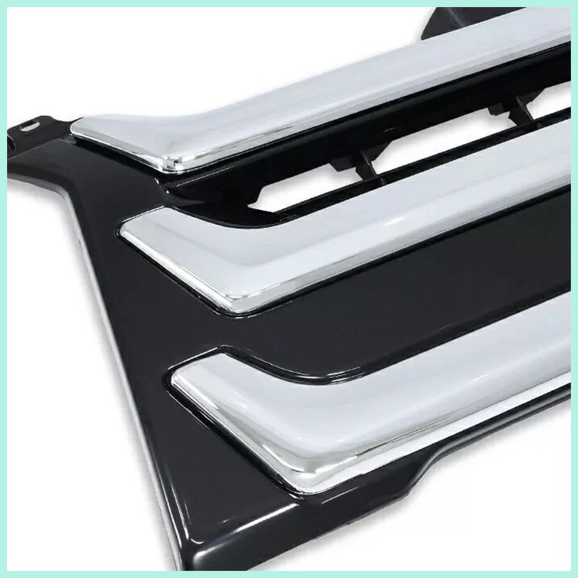 Hiace grille 2019 Auto Front Bumper Grille Chrome hood Moulding for ...
