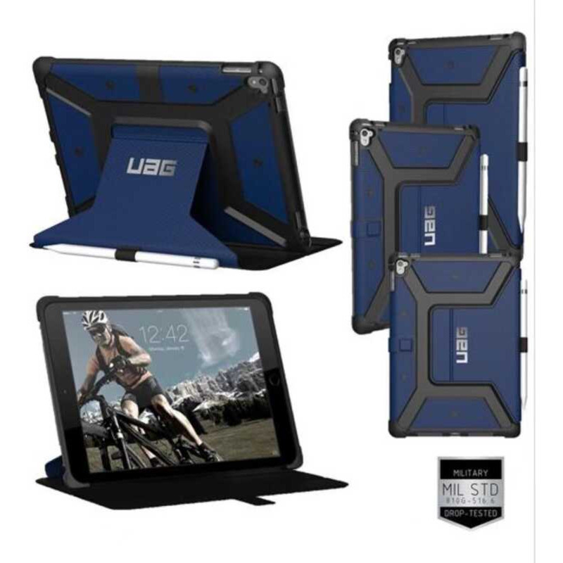 Leather UAG Metropolis Armor Folio Case With Pencil Holder A16 11Th Gen ...