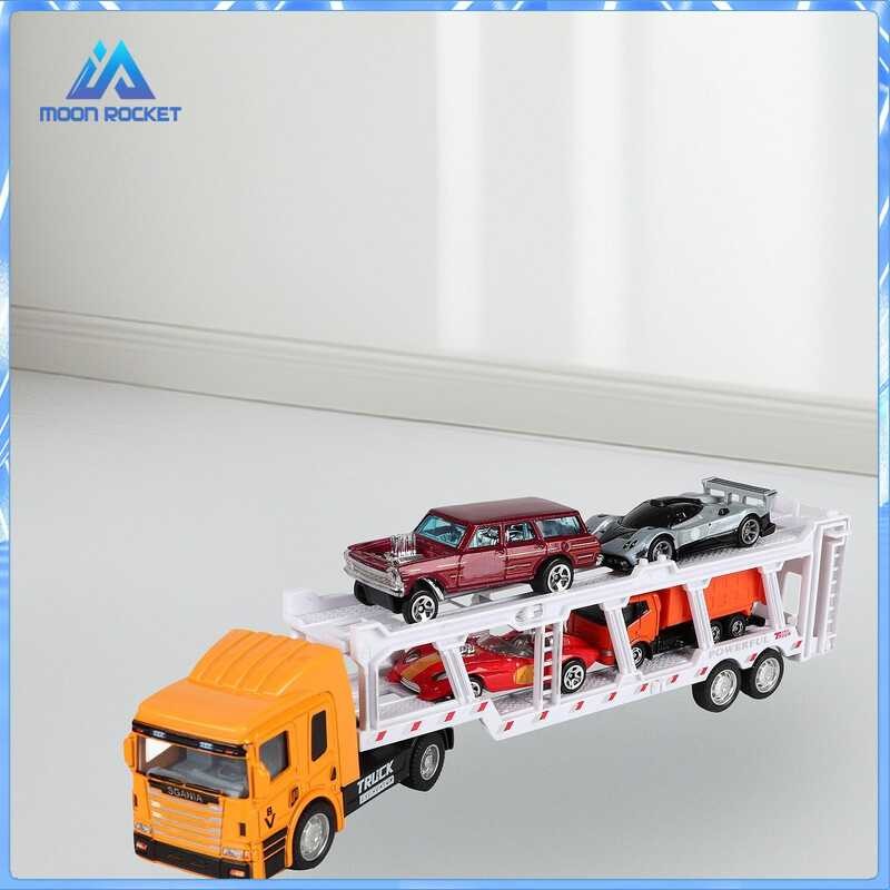 Moon ROCKET Tow Truck Toy Construction Play Vehicles Birthday Gift ...