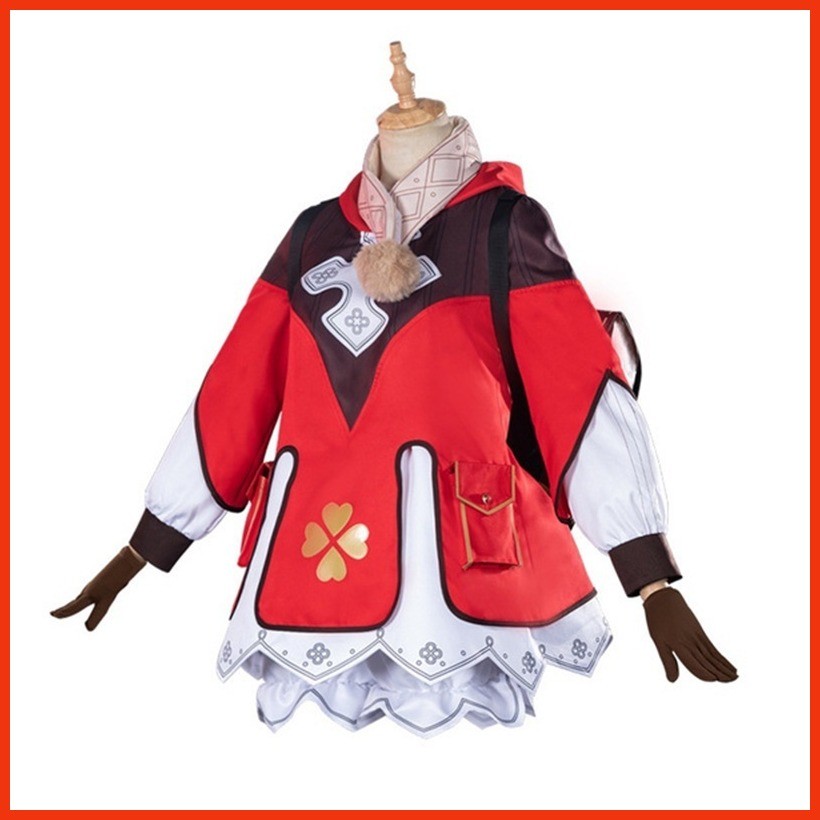Anime Game Genshin Impact Klee Cosplay Costume Cute Loli Dress Woman ...