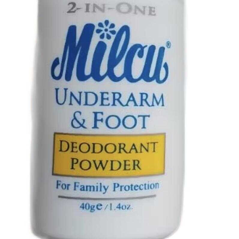 MILCU 2In1 Deodorant Powder 40G 3 | Shopee Philippines