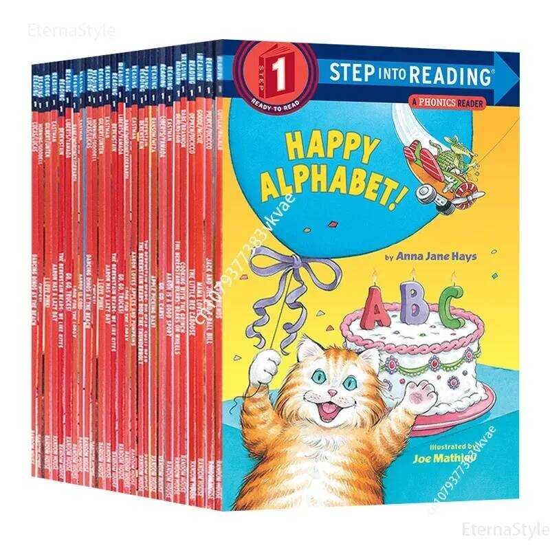 W 30 Books/Set Step Into Reading Level 1 Ready To Read Picture English ...