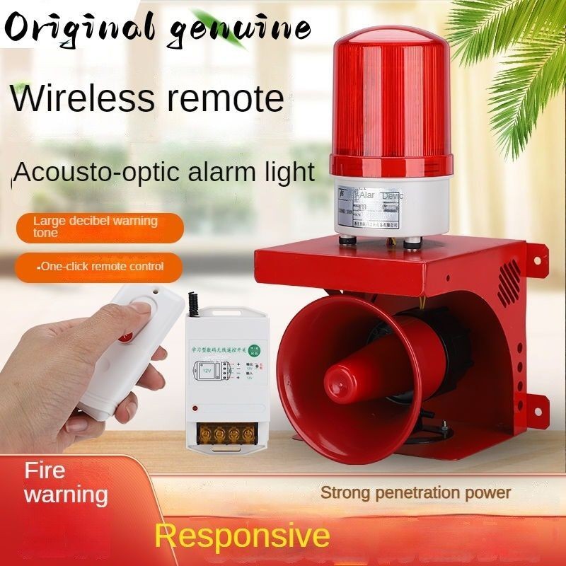 Fire LED Control System Sound Strobe Flash Light Emergency Warning ...