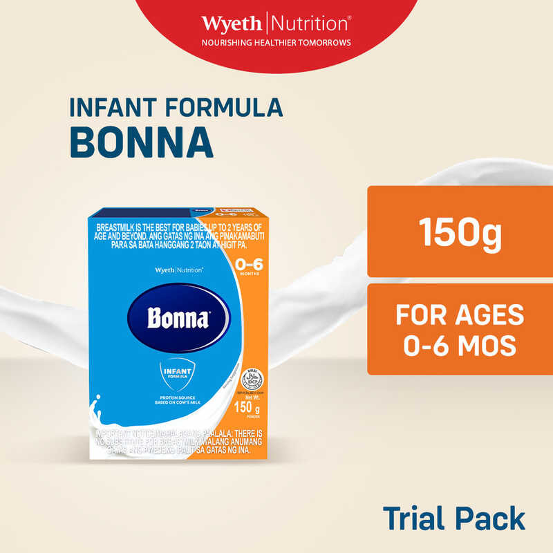 Bonna Stage 1 Infant Formula For 0 To 6 Months 150G | Shopee Philippines