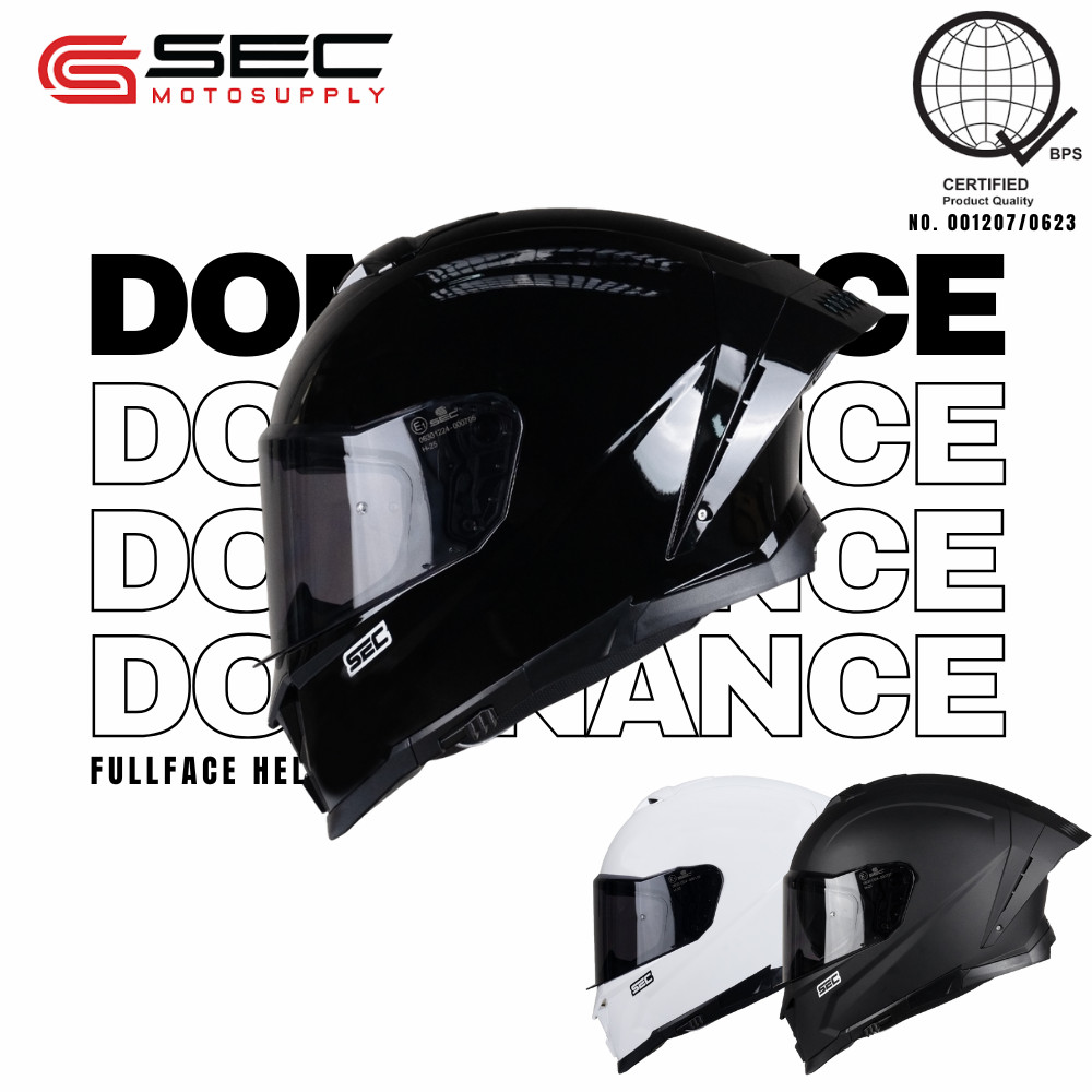 SEC Dominance Full Face Face Helmet (S-XXL) | Shopee Philippines